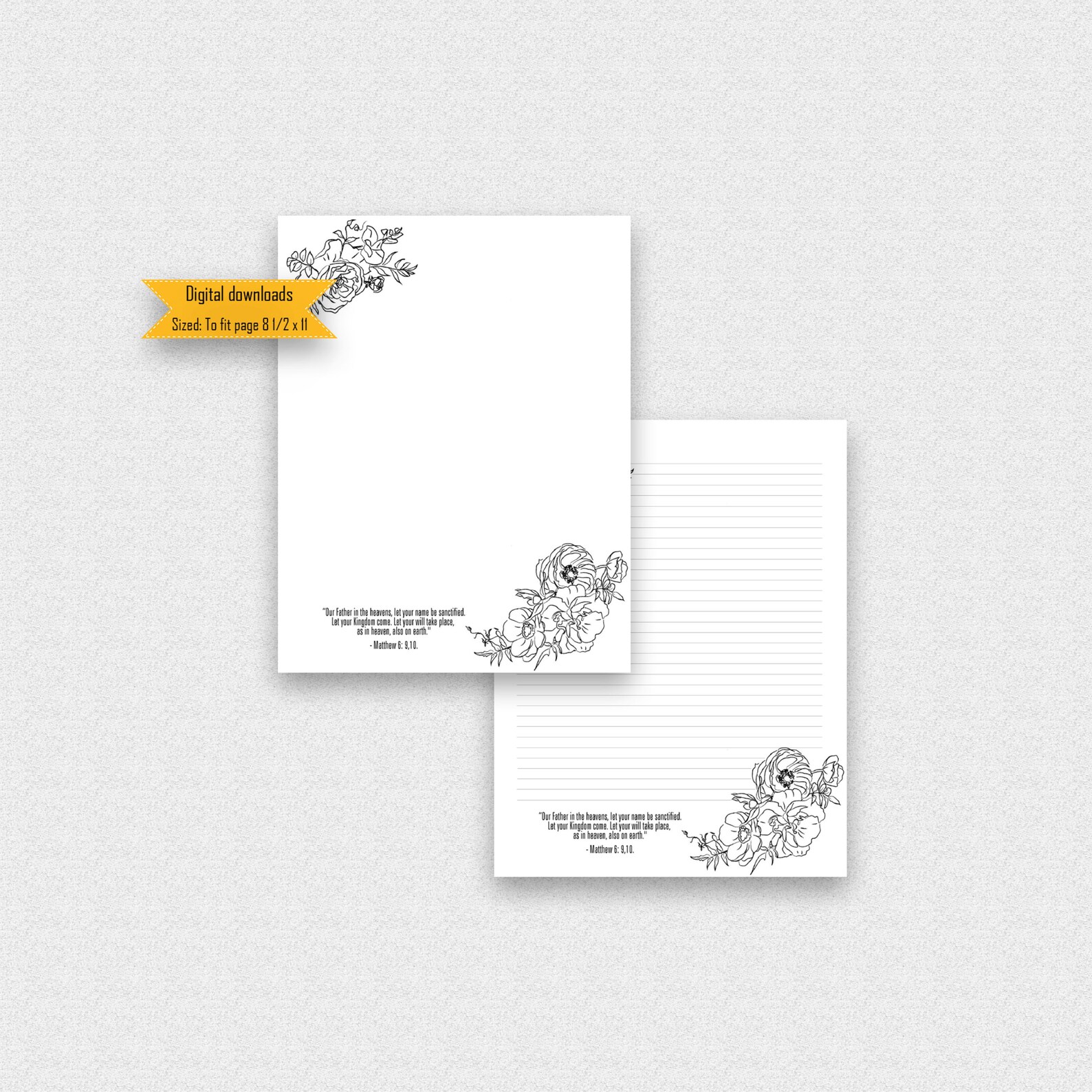 JW Letter Writing Paper, Instant Digital Download - Etsy