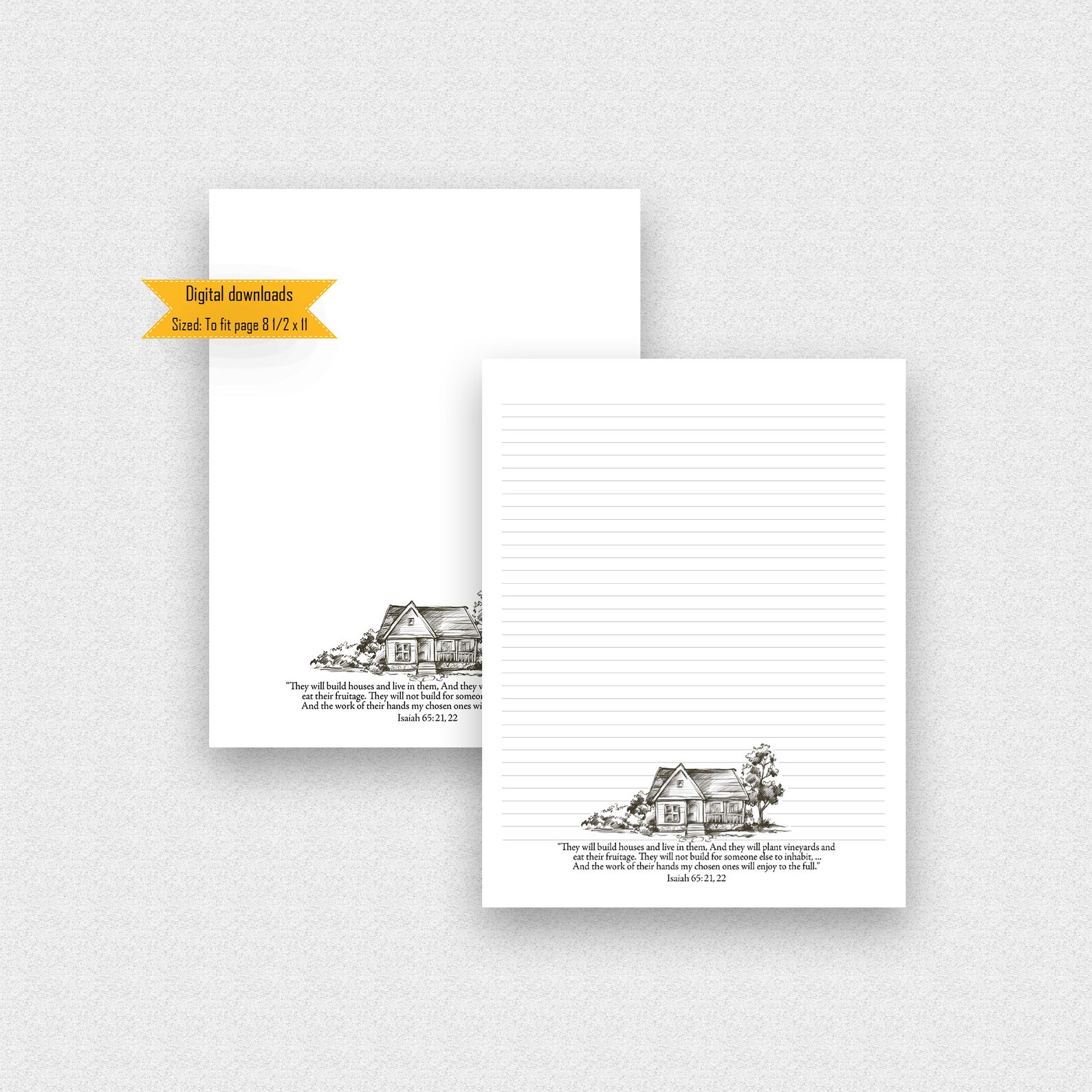 JW Letter Writing Paper, Instant Download, Stationery - Etsy