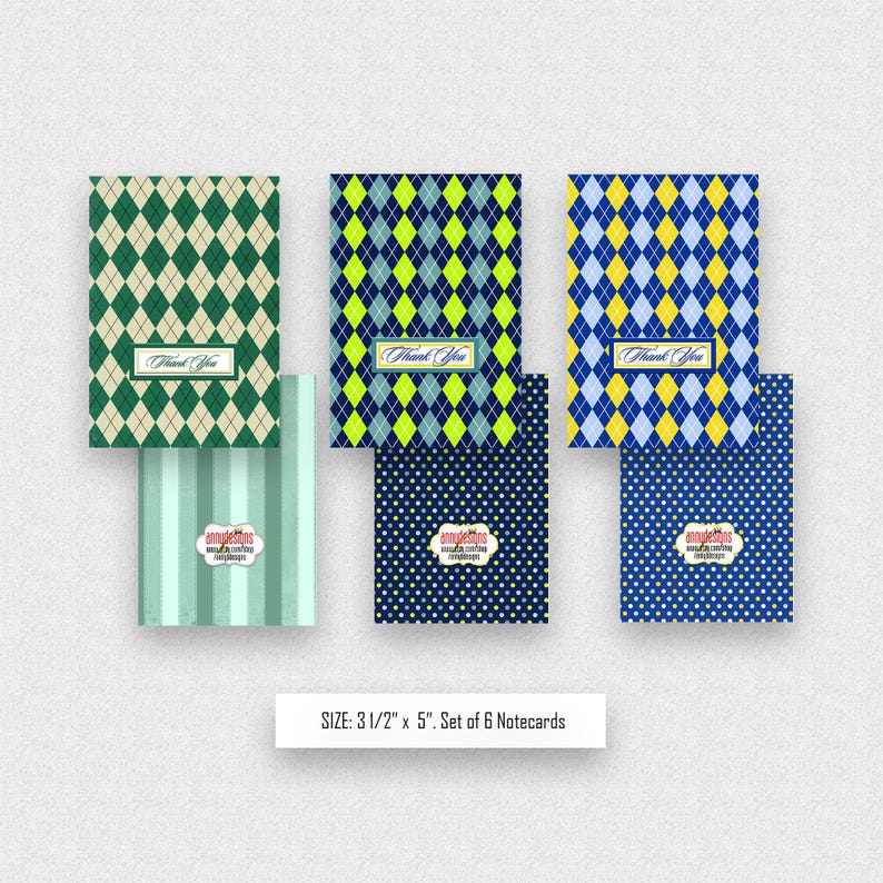 Thank You, Petite Notecards - Etsy