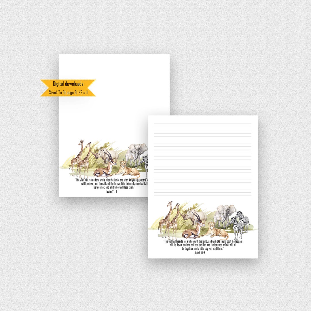 JW Letter Writing for Kids, Instant Download, Stationery - Etsy