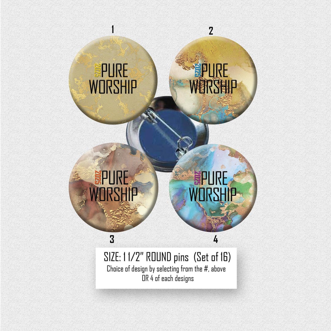 2025 PURE WORSHIP Convention Pins - Etsy