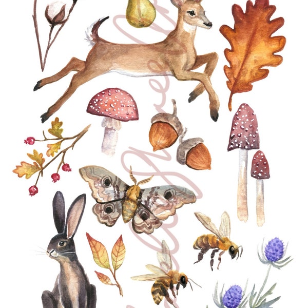 Fall Whimsical Art - Etsy