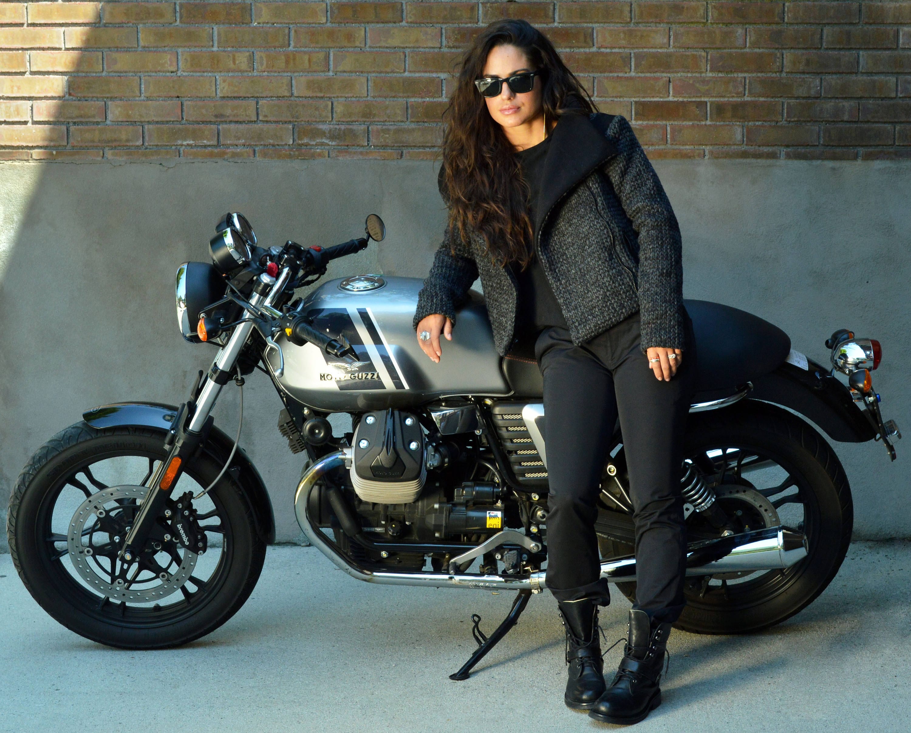 Knit Moto Jacket, Moto Jacket, Wool Coat, Moto Jacket, Side Zip Jacket ...