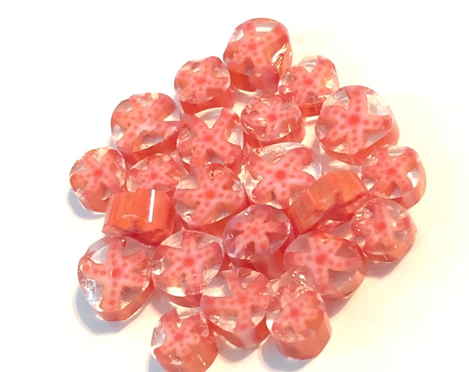 Coral Starfish COE104 Murrini Chips - Etsy