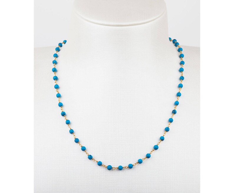 Sterling Silver Long layered turquoise Infinity necklaceLong | Etsy