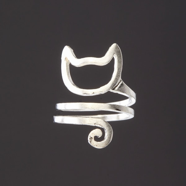 Adjustable Cat Ring - Etsy