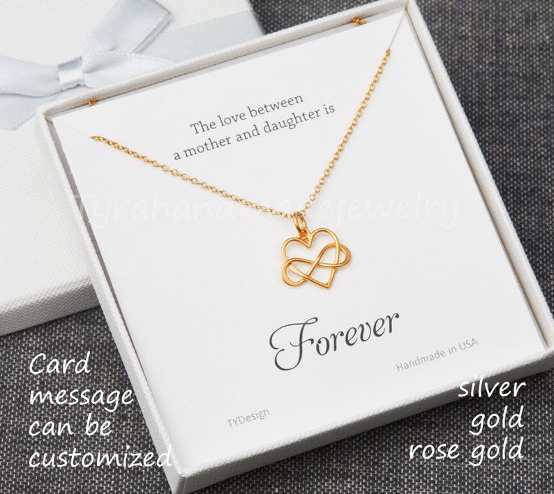 Infinite Love Necklace,infinity Necklace,valentine's Day,couple,heart ...