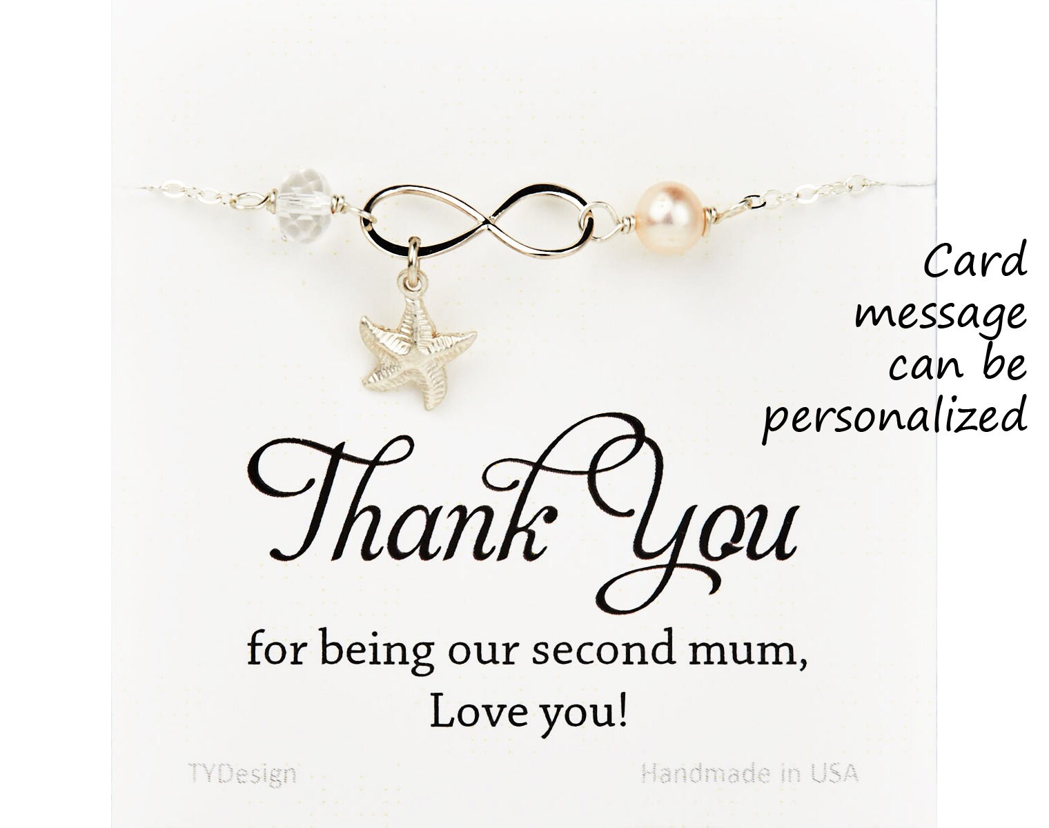 Infinity braceletstarfish | Etsy