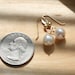 Classic Round Freshwater Pearl Earrings,wire Wrapped Pearl,gold or ...