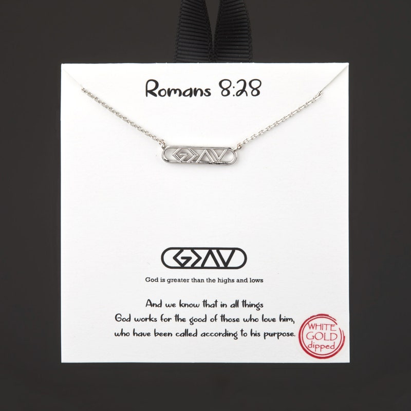 God is Greater Necklace - Etsy