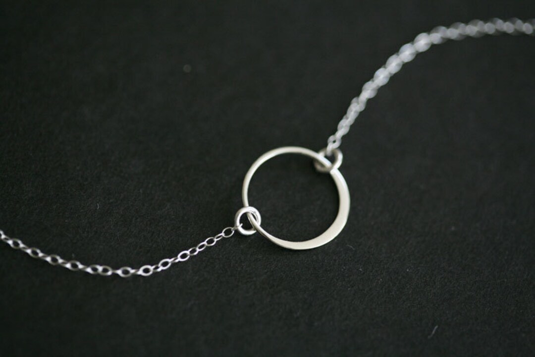 Circle Necklace,karma Necklace,best Friends,bridesmaid Gifts,circle ...