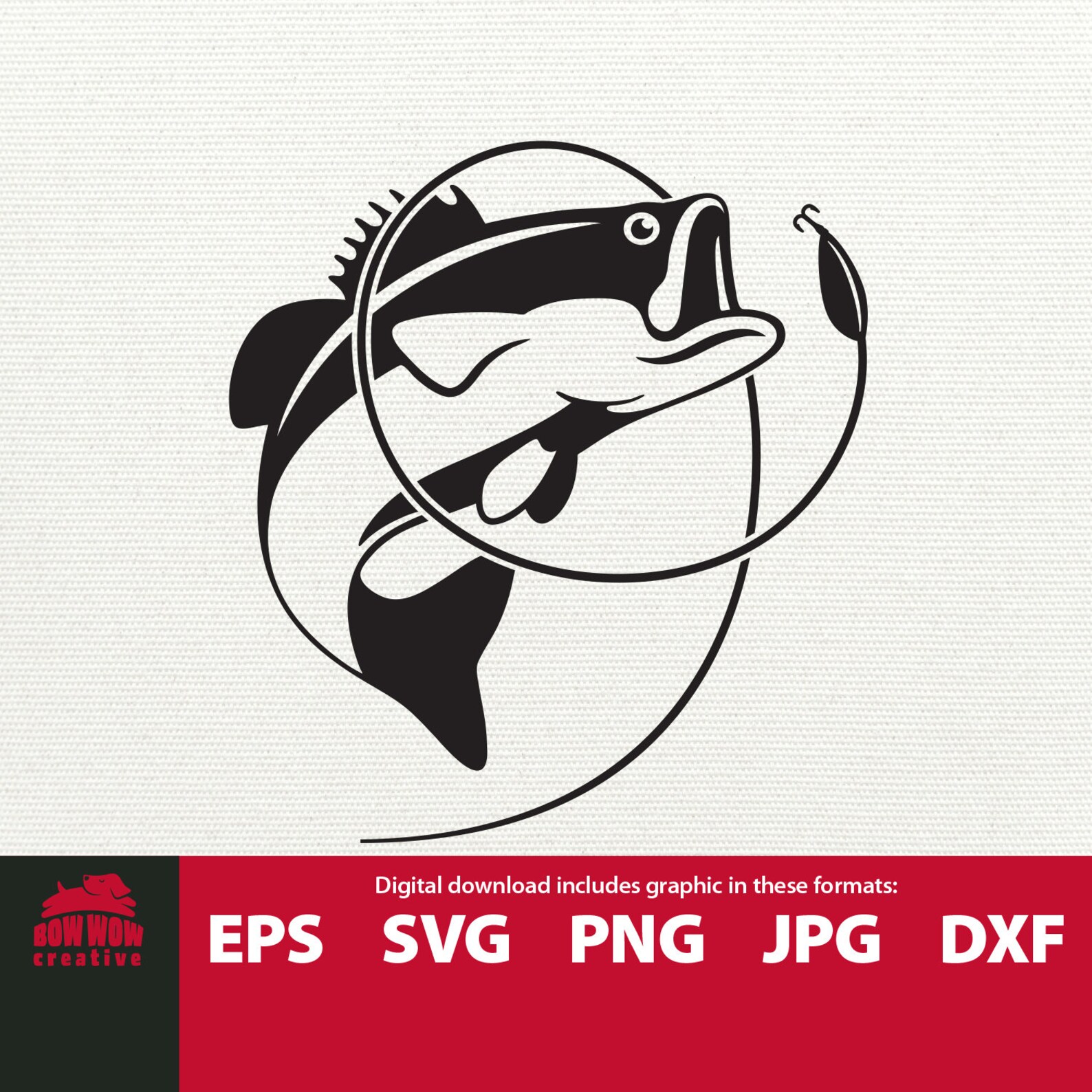 Jumping Bass Svg Jumping Fish Fishing Svg Fish Svg Fish Clip | Etsy