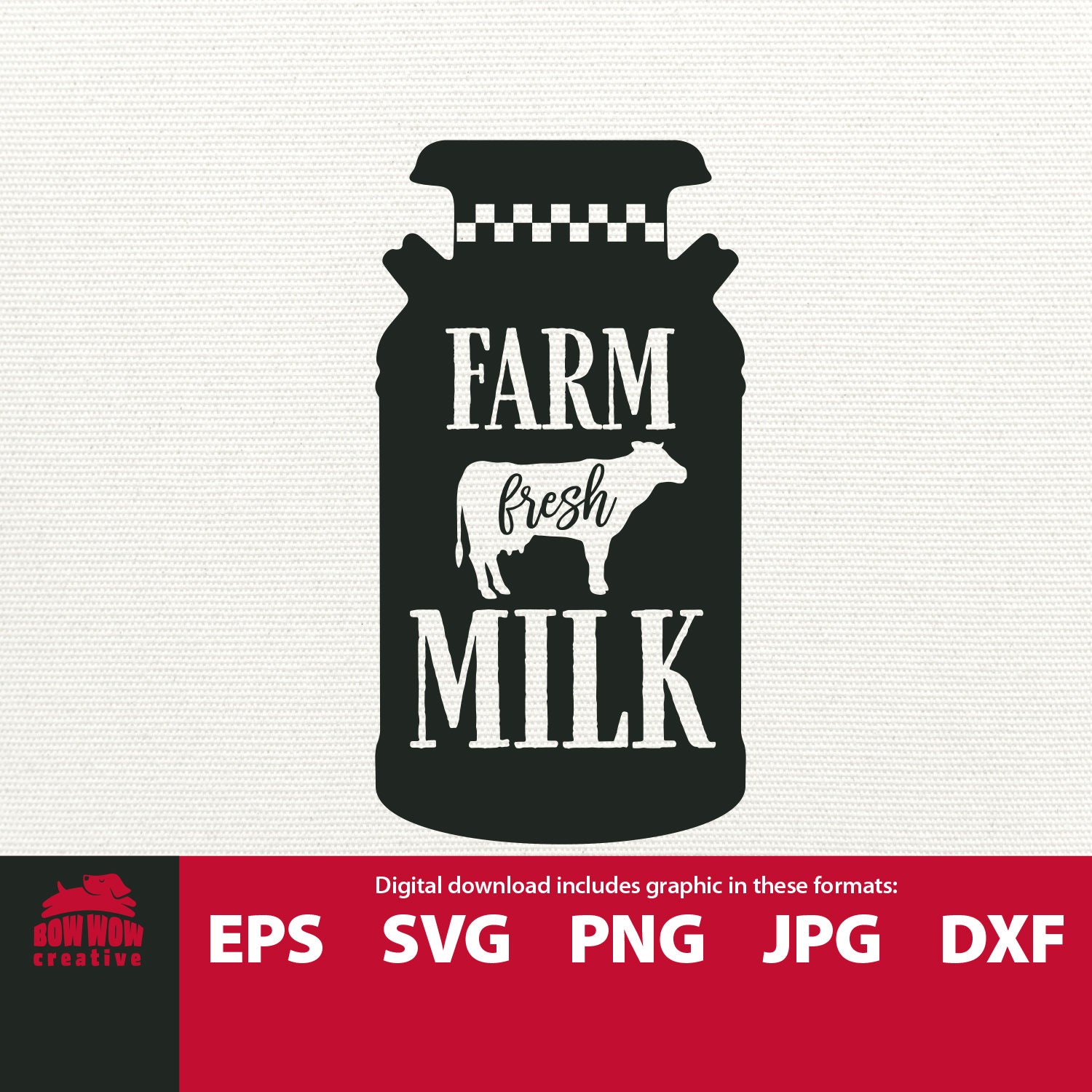Farm Fresh Milk Svg Milk Can Svg Farmhouse Decor Svg Fresh | Etsy