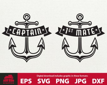 Boat Captain Svg - Etsy