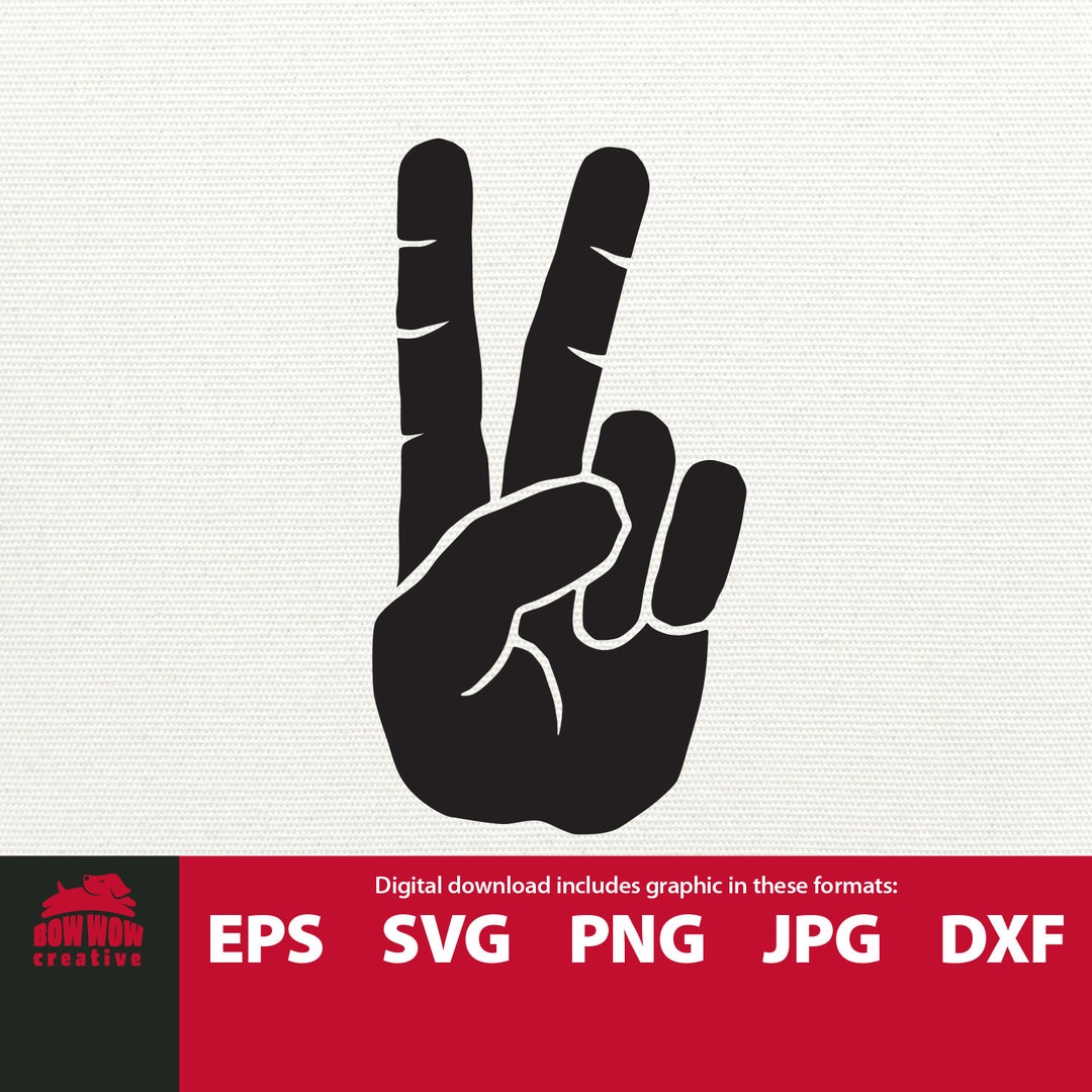 Peace Hand Sign Svg Peace Hippy Svg Peace Symbol Svg Peace Sign Svg ...