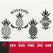 Welcome Pineapple Svg Bundle Pineapple Cutting File Welcome Pineapple ...