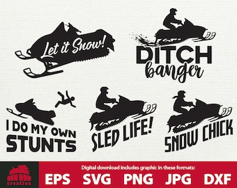 Sled Life Svg Snowmobile Svg Snowmobile Clipart Snowmobiling Svg ...