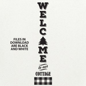 Welcome to Our Cottage SVG Cottage Porch Sign Svg Cottage Welcome Sign ...