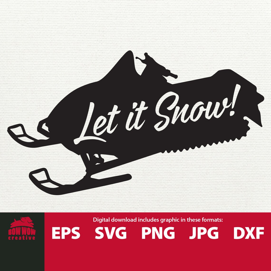 Let It Snowmobile Svg Snowmobile Svg Snowmobile Clipart - Etsy