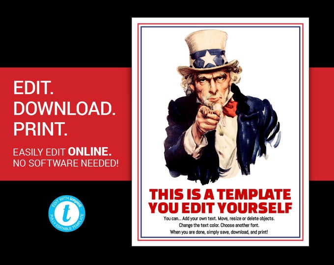 Uncle Sam Porch Sitter - Etsy