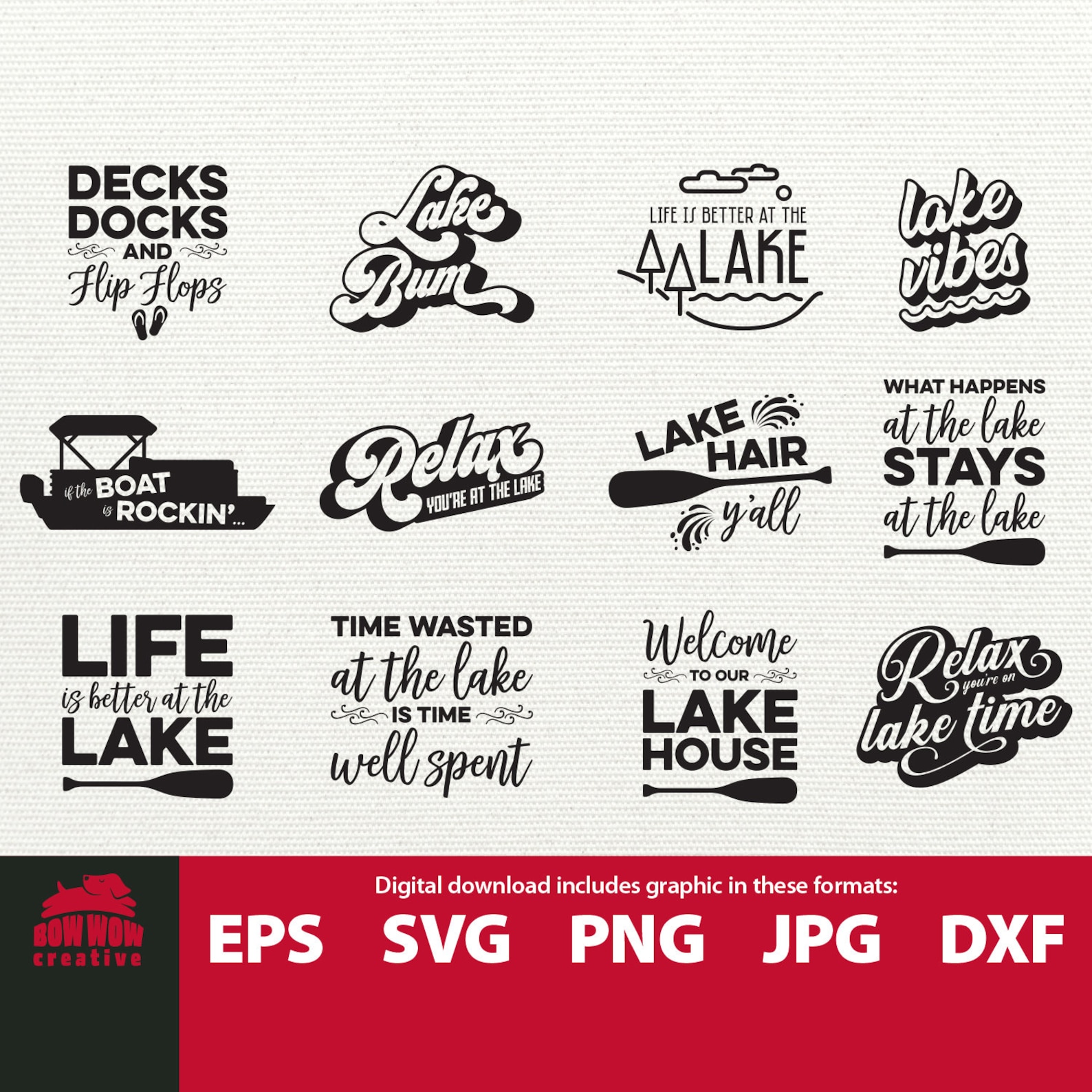 Lake Quotes SVG Bundle Lake Svg Bundle Lake Life Svg Lake - Etsy