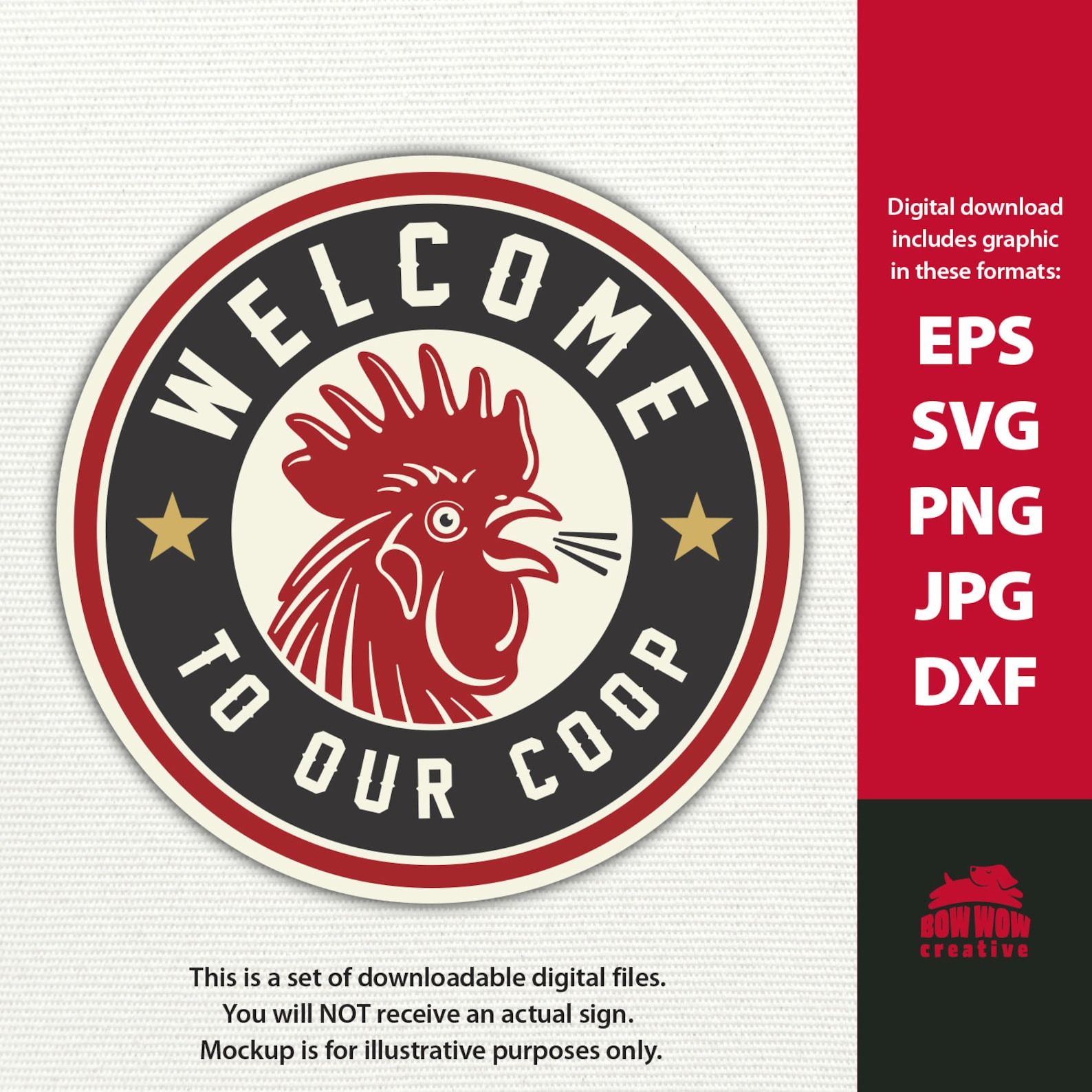 Welcome to Our Coop Svg Coop Round Door Sign Svg Chicken - Etsy