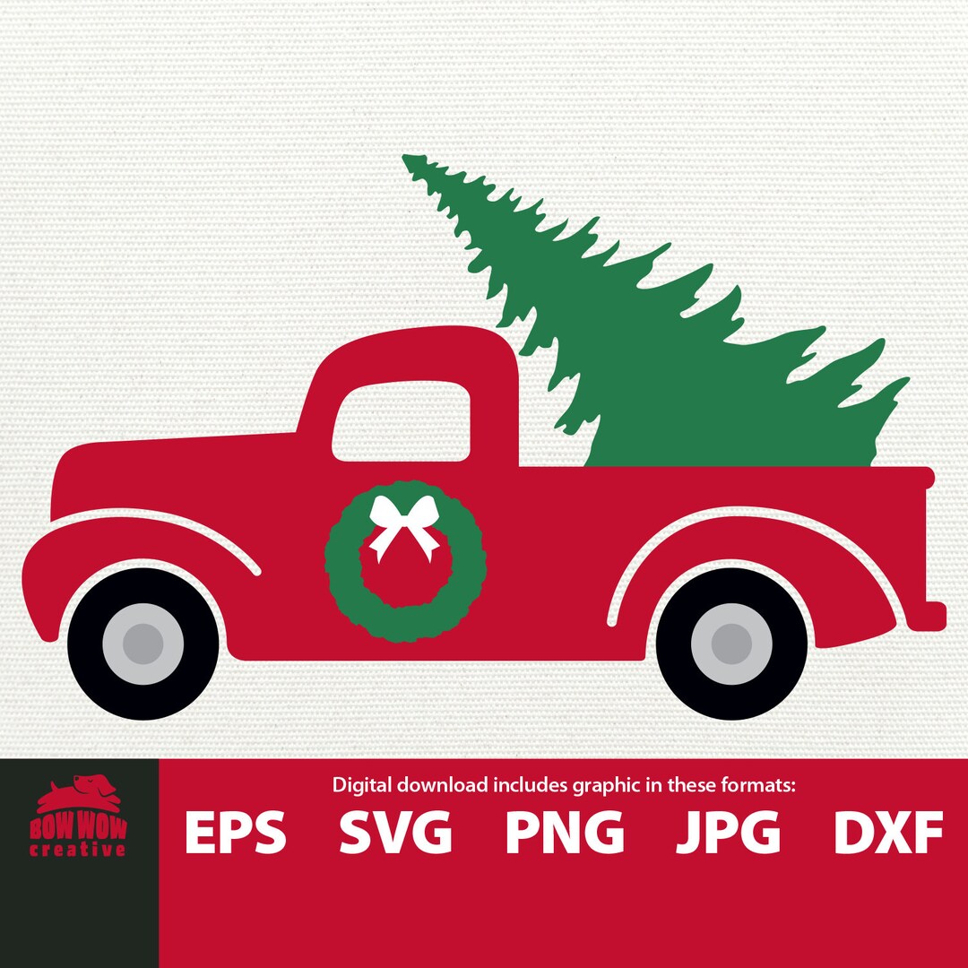 Christmas Truck Svg Christmas Truck Christmas Tree Truck Christmas ...