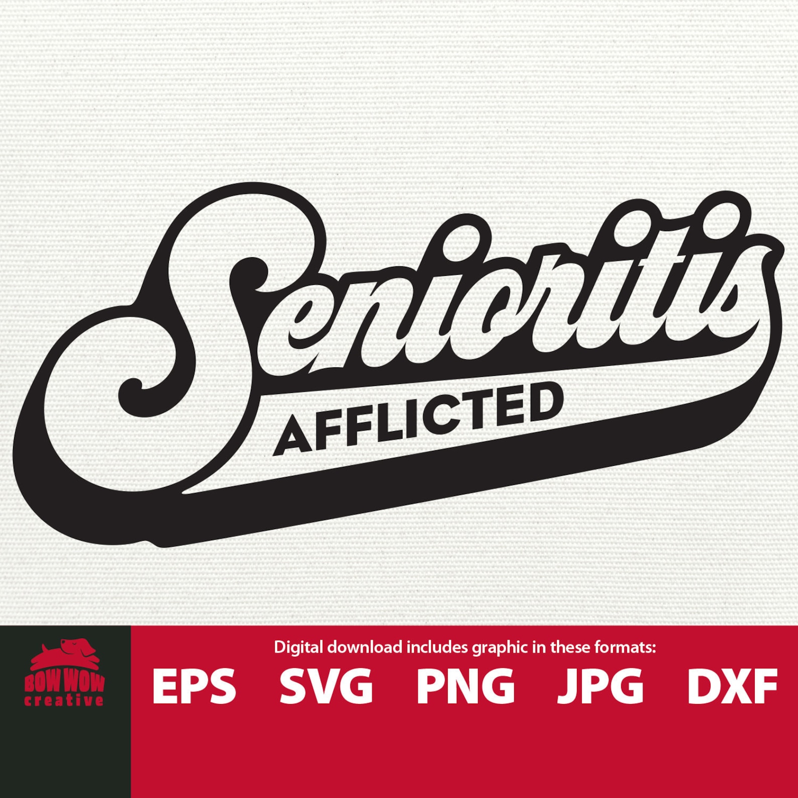 Senioritis svg senior svg high school svg college svg funny | Etsy