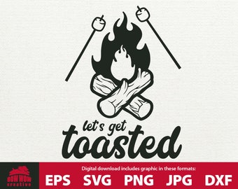 Roasting Marshmallows Clipart - Etsy
