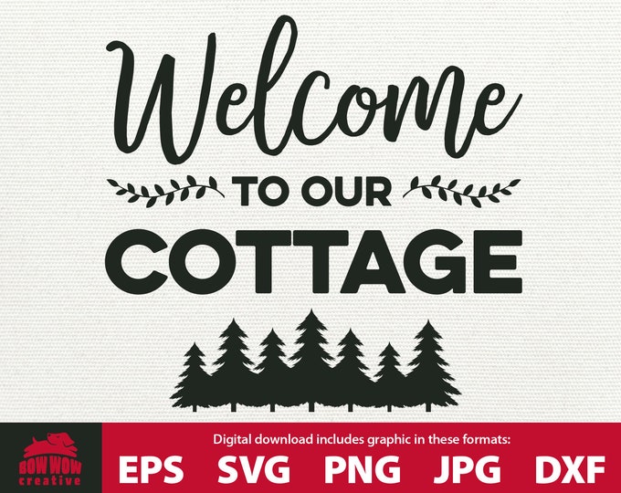 Cottage Rules, Cottage Rules Svg, Cottage Svg, Cottage,, Welcome ...