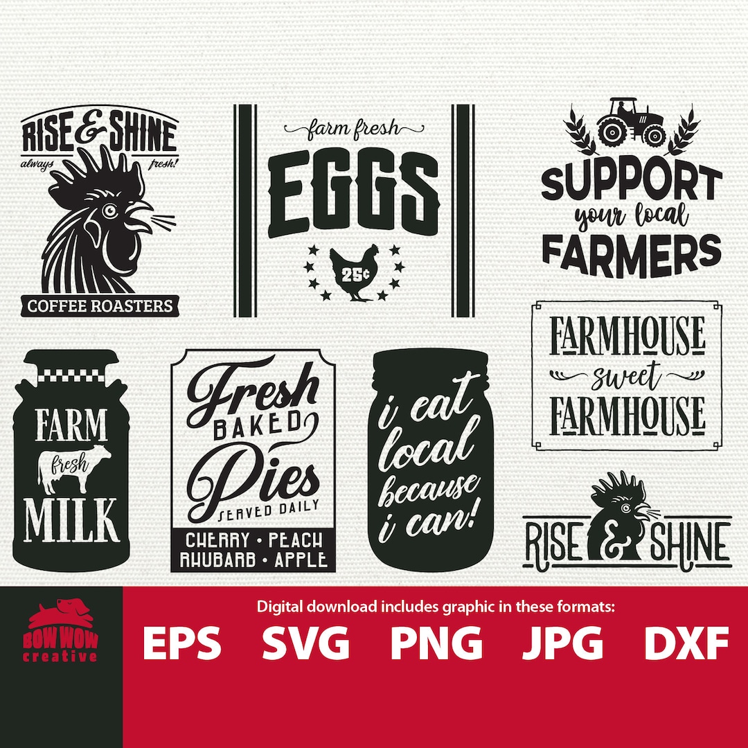 Farm Quote Svg Bundle Farmhouse Quote Bundle Farmhouse Bundle Farmhouse ...