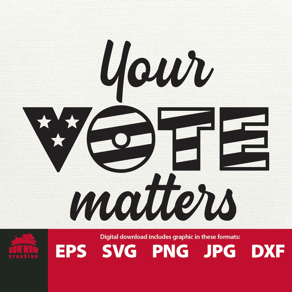 Your Vote Matters Svg Vote Svg Voting Svg Vote Sign Svg Voting | Etsy