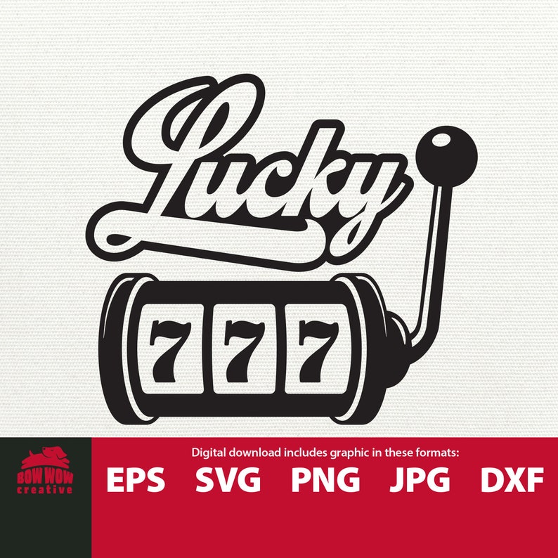 Lucky Sevens Slot Machine Svg Slots Casino Gift for Slots - Etsy