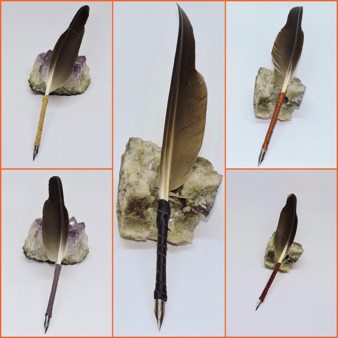Lg Goose Feather Quill Dip Pen Calligraphy Love Letters - Etsy