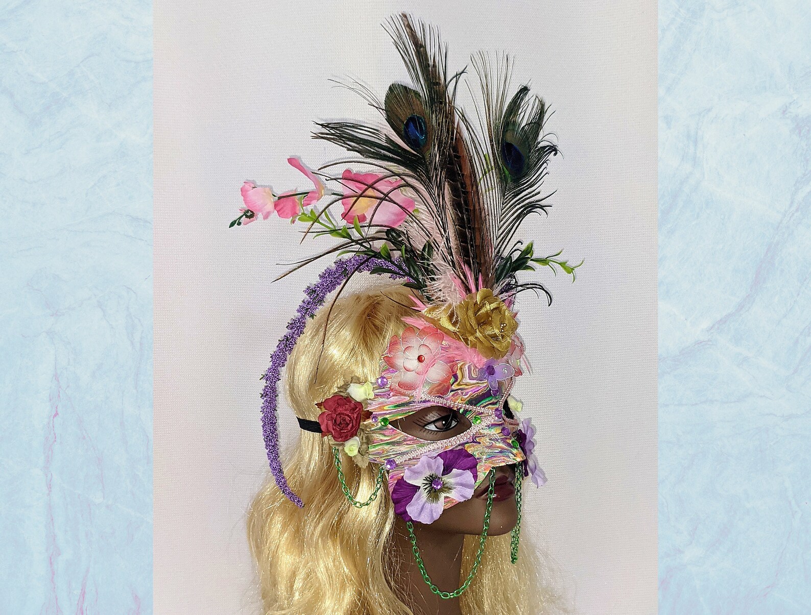 Spring Fairy Goddess Mask Garden Pixie Costume Fairy - Etsy