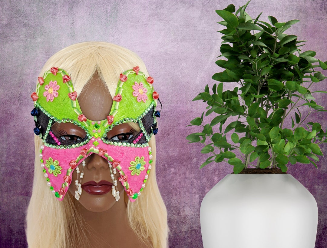 Spring Princess Masquerade Mask, Mardi Gras Ball, Venetian Party Mask ...