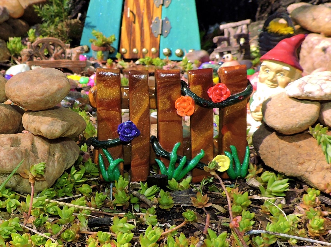 Fairy Garden Gate Miniature Garden Fence Faerie Supplies - Etsy