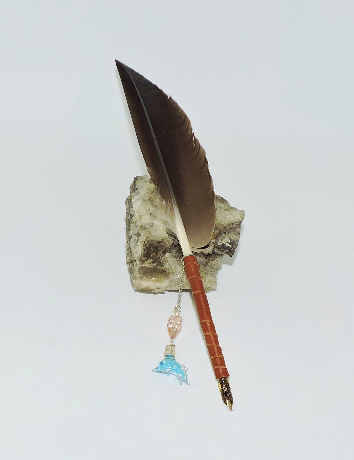 Goose Feather Quill Dip Pen Calligraphy Love Letters Spell-writing Book ...