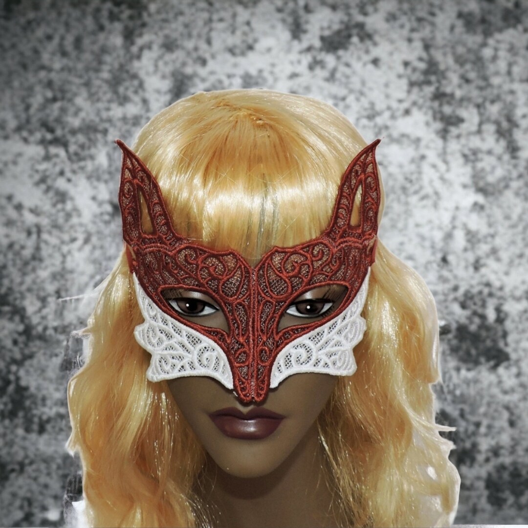 Therian Wolf or Fox Mask for Halloween Cosplay, Masquerade. Foxy Rave ...