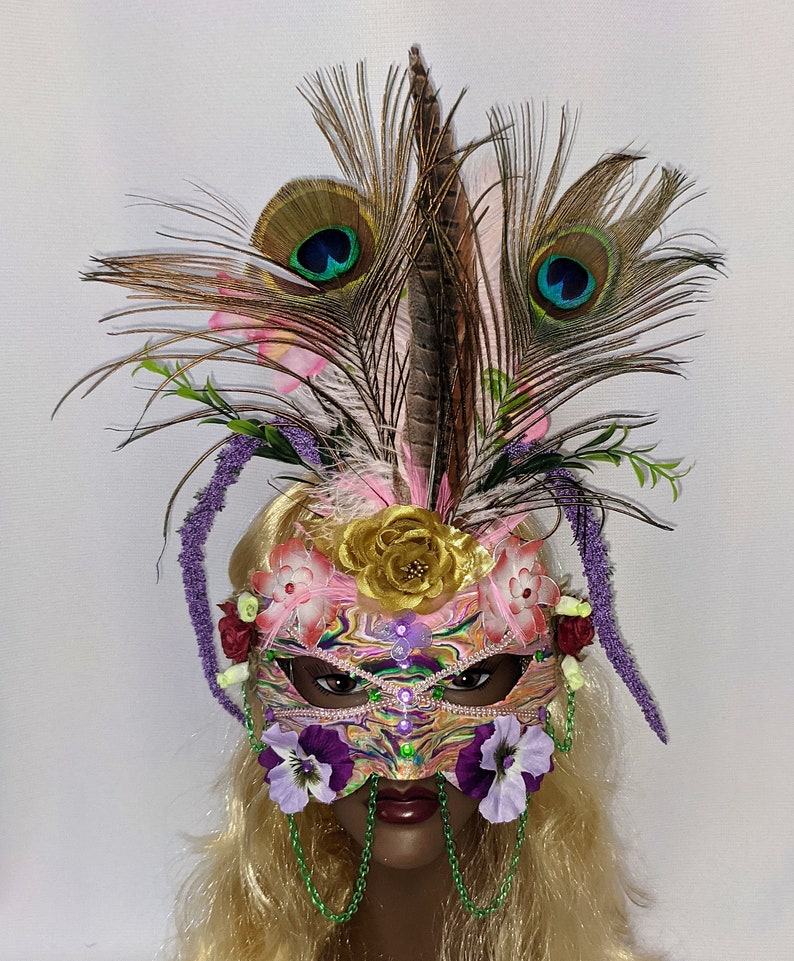 Spring Fairy Goddess Mask Garden Pixie Costume Fairy - Etsy