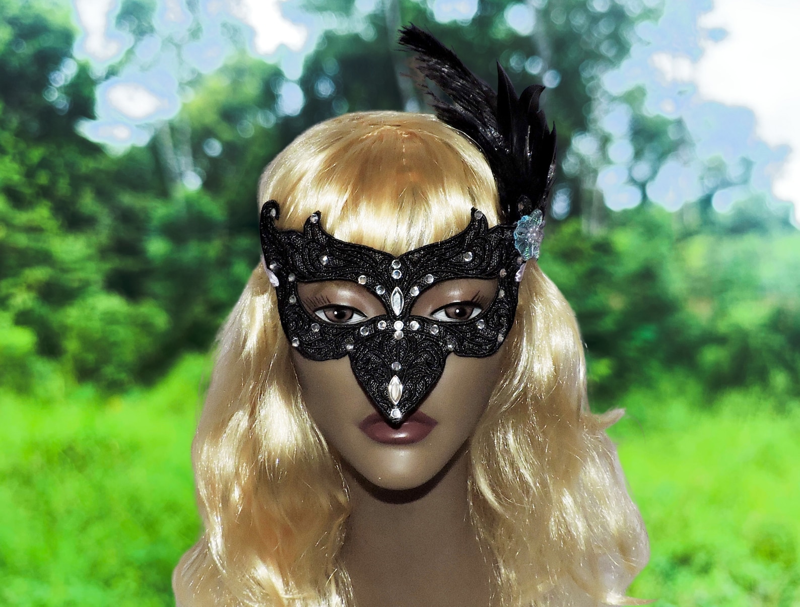 Black Raven Mask for Halloween or Masquerade Ball. Gothic Crow - Etsy