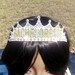 Custom Bachelorette Tiara Freestanding Lace Bachelorette Party Bridal ...