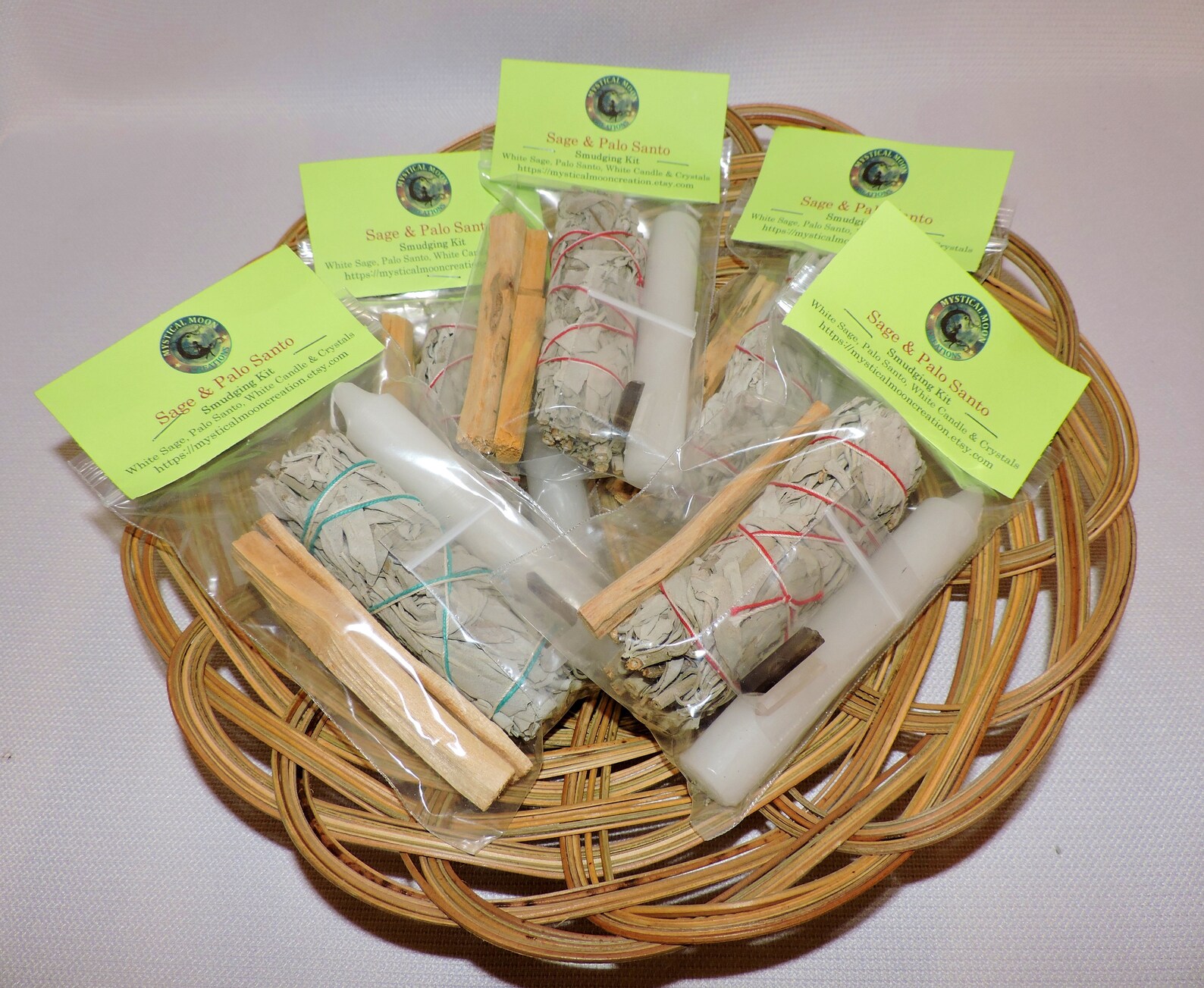 Smudge Kit Smudging Abalone Shell House Blessing Cleansing Housewarming ...
