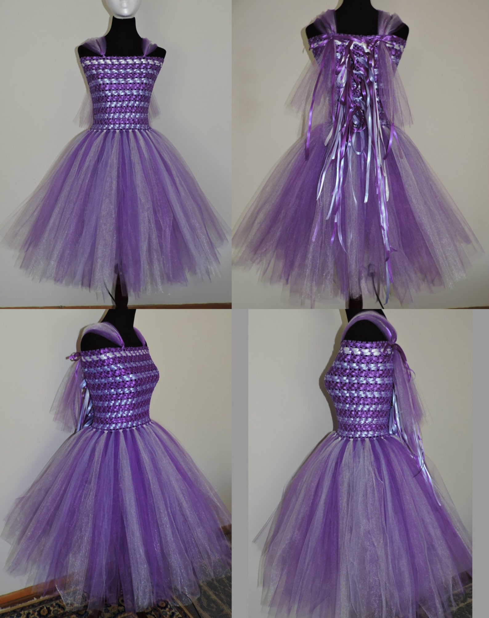 Custom Adult Basic Ribbon Embellished TuTu dress | Etsy