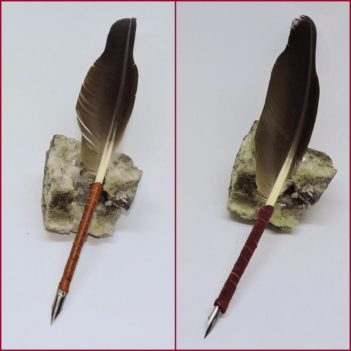 Lg Goose Feather Quill Dip Pen Calligraphy Love Letters - Etsy