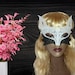 Custom Freestanding Lace Fox Mask Crystal Rhinestones Freestanding Lace ...