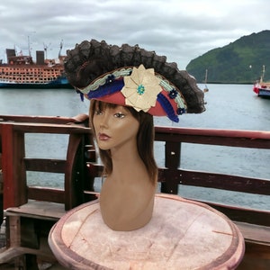 Fancy Pirate Tricorn Hat for Steampunk or Renaissance Costumes ...