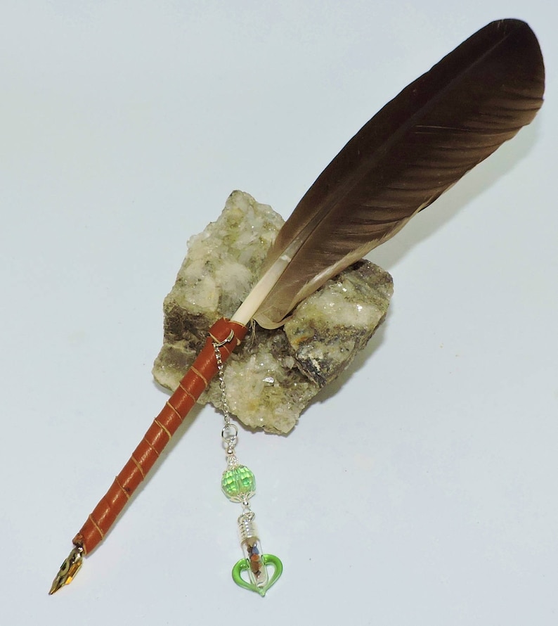 Goose Feather Quill Dip Pen Calligraphy Spell-writing Book of - Etsy