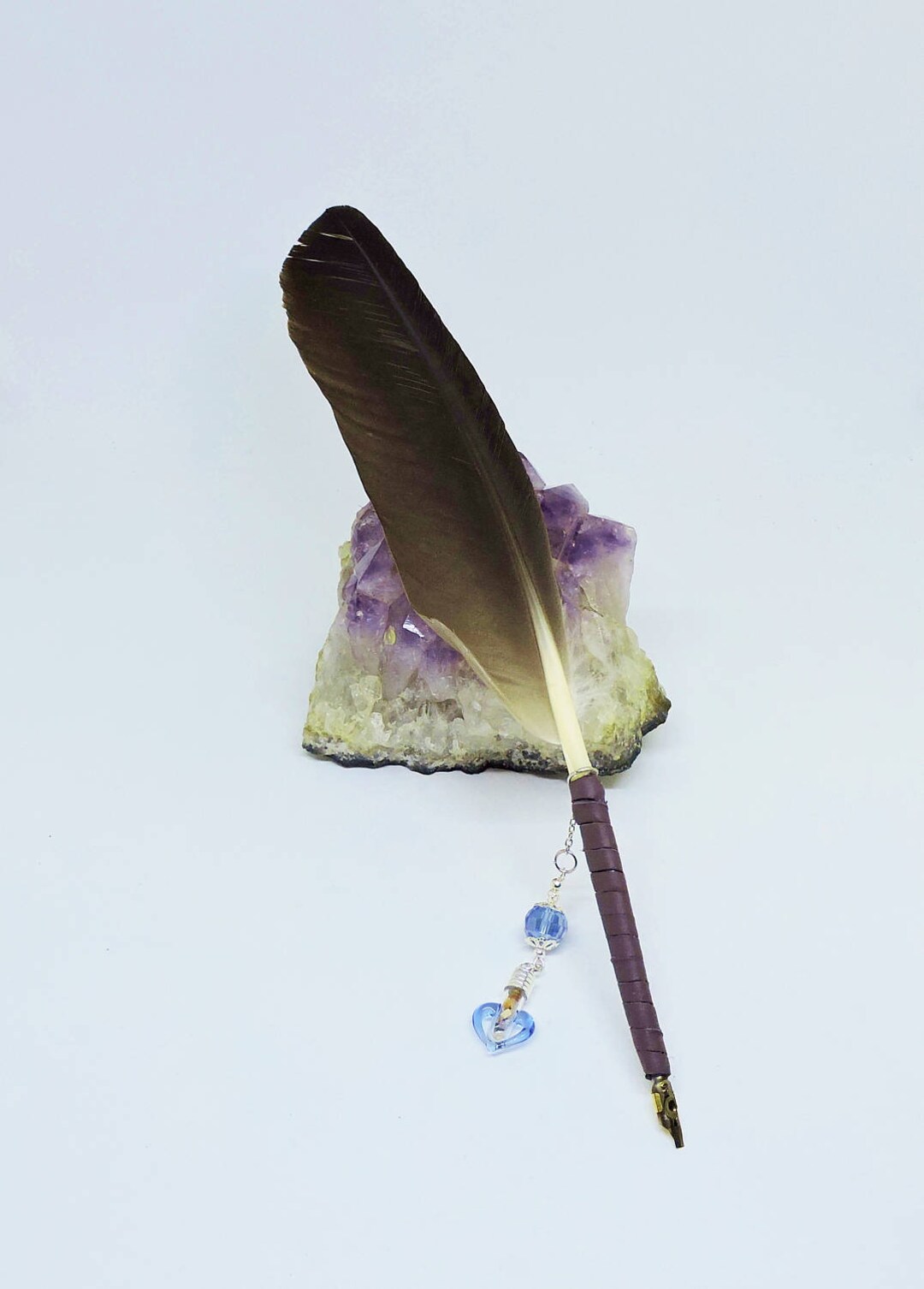 Goose Feather Quill Dip Pen Calligraphy SCA Journaling Love Letters Art ...