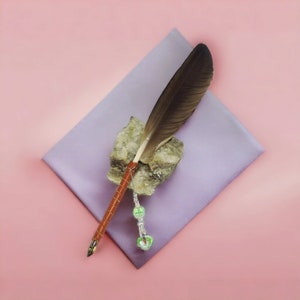 Goose Feather Quill Dip Pen Calligraphy Spell-writing Book of Shadows ...